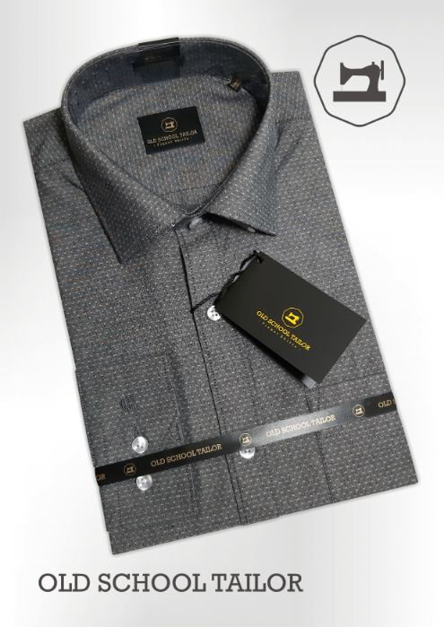 DEBONAIR GREY-WHITE DOTTED – Old School Tailor